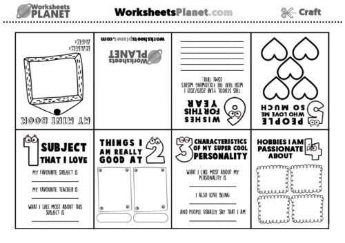 Mini Book - All about me activity (Perfect for lower Primary Children ...