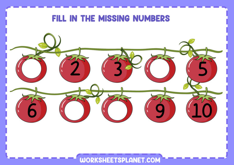 Printabble Missing Numbers Worksheets for Kids | SUPER PACK