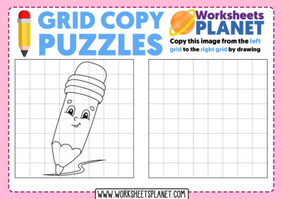 Copy the Picture Worksheets | Drawing on the Grid
