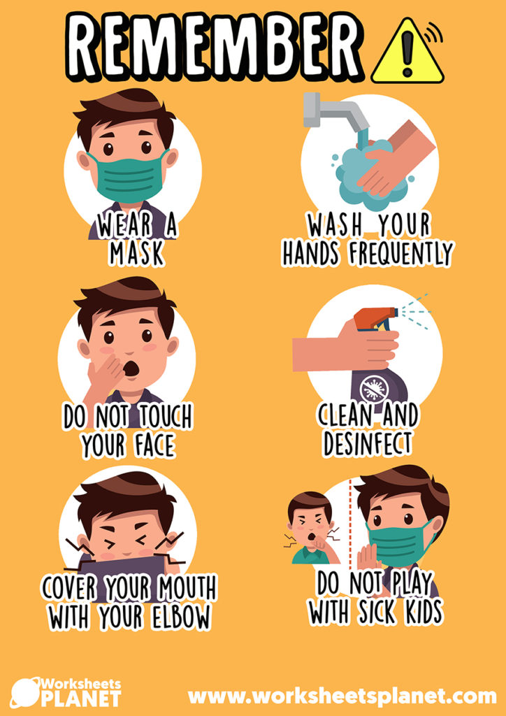 Covid Posters for Classroom | Covid Info for Kids