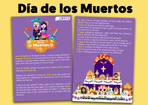 Dia de los Muertos Activities for Primary Kids - Teacher Resources