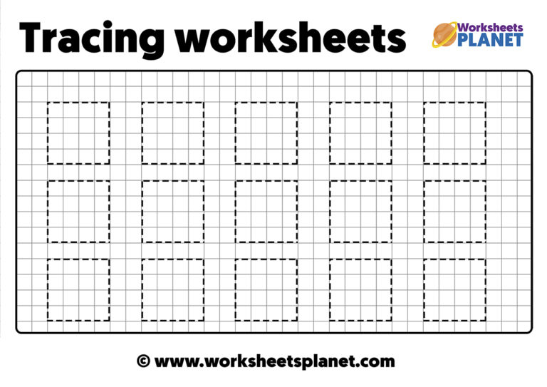 Prewriting Skills Worksheets for Kids | Tracing Lines and Shapes