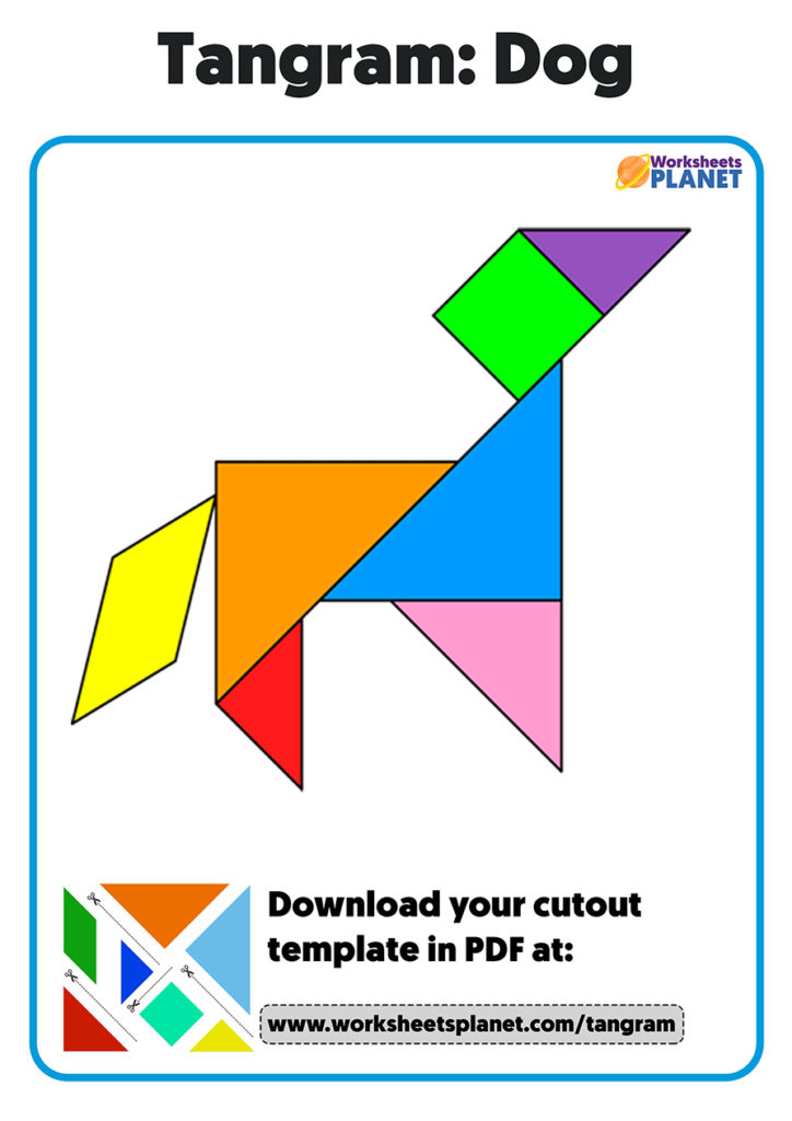Animal Tangram Shapes For Kids | Ready for Print Set
