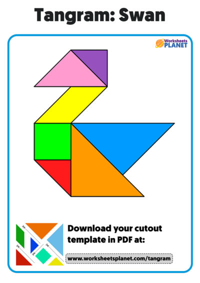 Animal Tangram Shapes For Kids | Ready for Print Set
