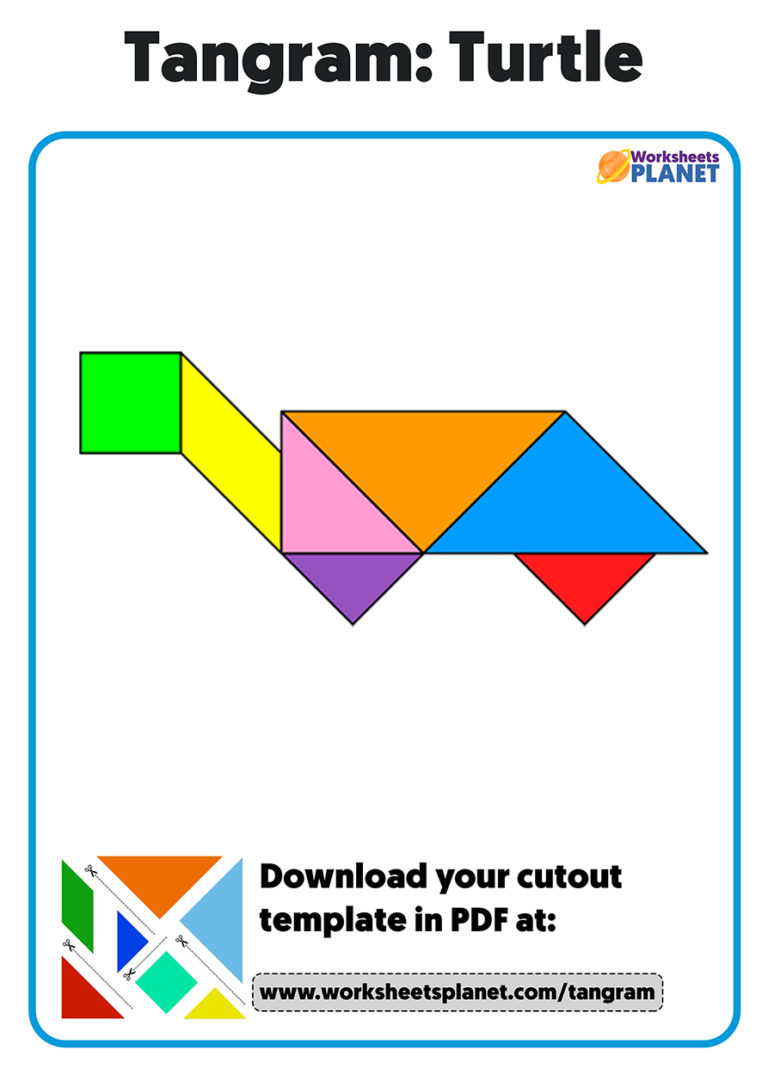 Animal Tangram Shapes For Kids | Ready for Print Set