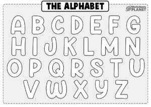 Alphabet Coloring Pages for Kids | Ready to Print and Color