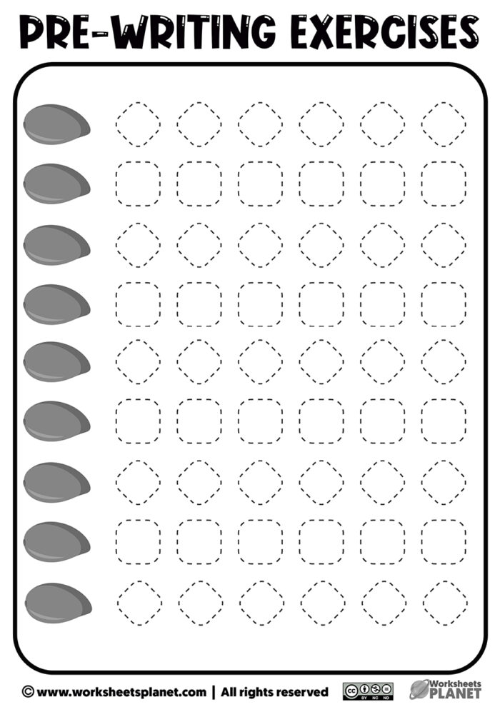 Printable Prewriting Activities for Preschoolers