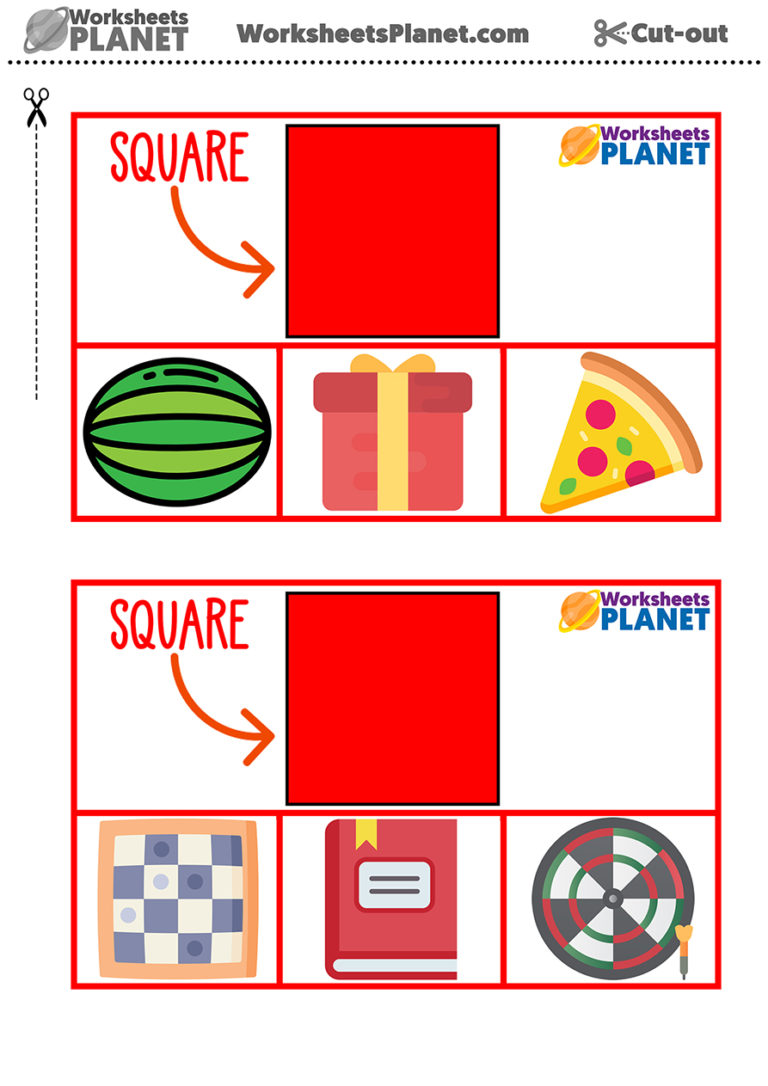 Learning Shapes Flashcards Square