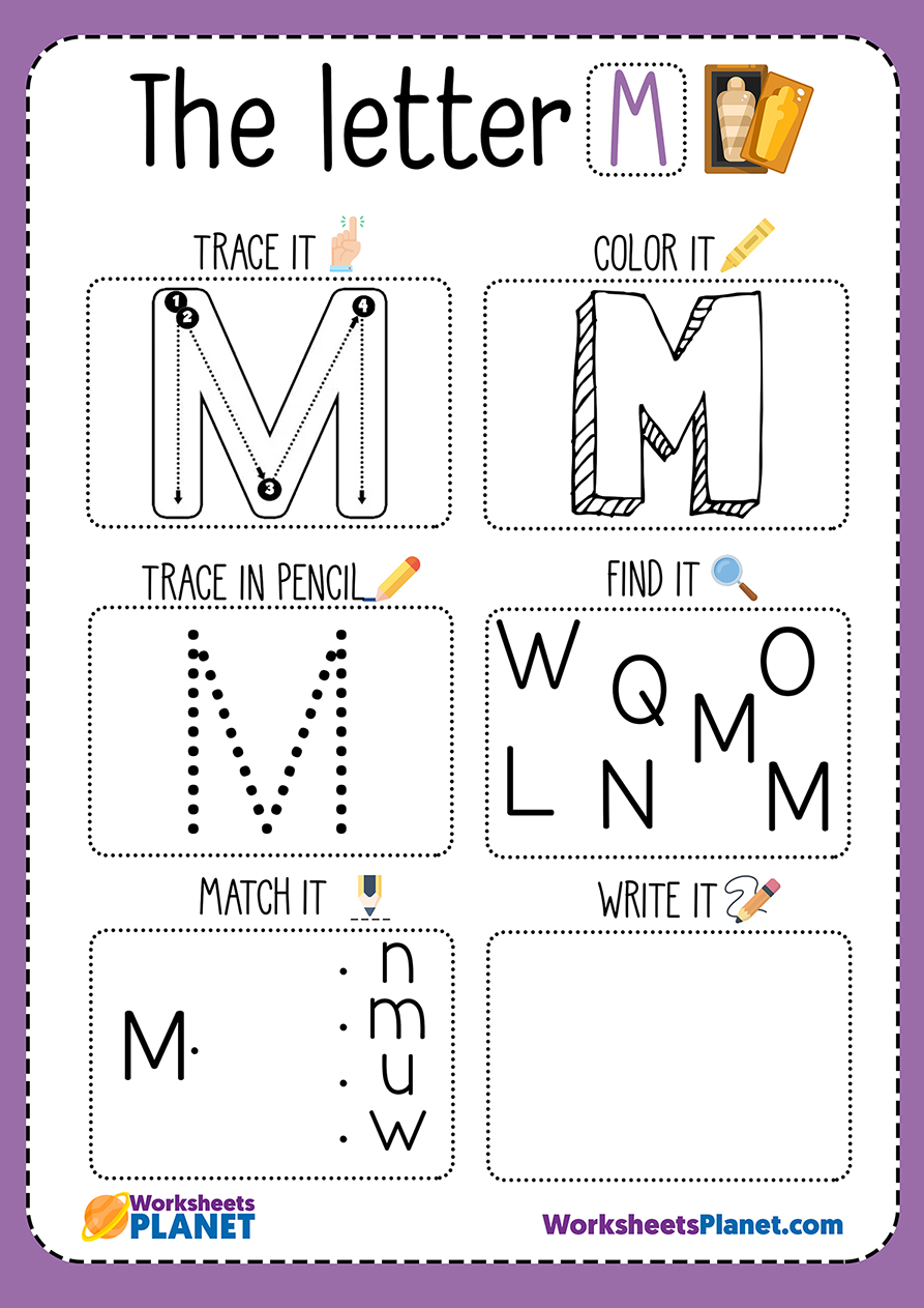 Letter M Worksheet Letter M Worksheet