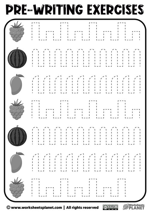 Printable Prewriting Activities for Preschoolers