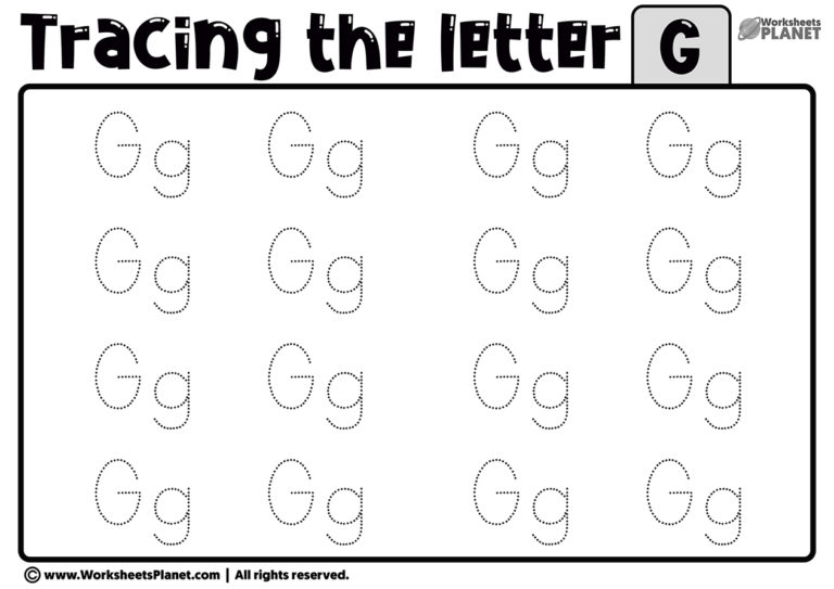 Tracing Alphabet Letters Worksheets for Kids | Ready to Print