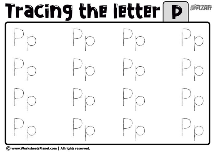 Tracing Alphabet Letters Worksheets for Kids | Ready to Print