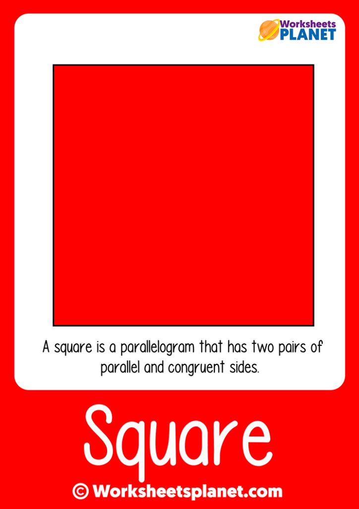 Square Shape For Kids