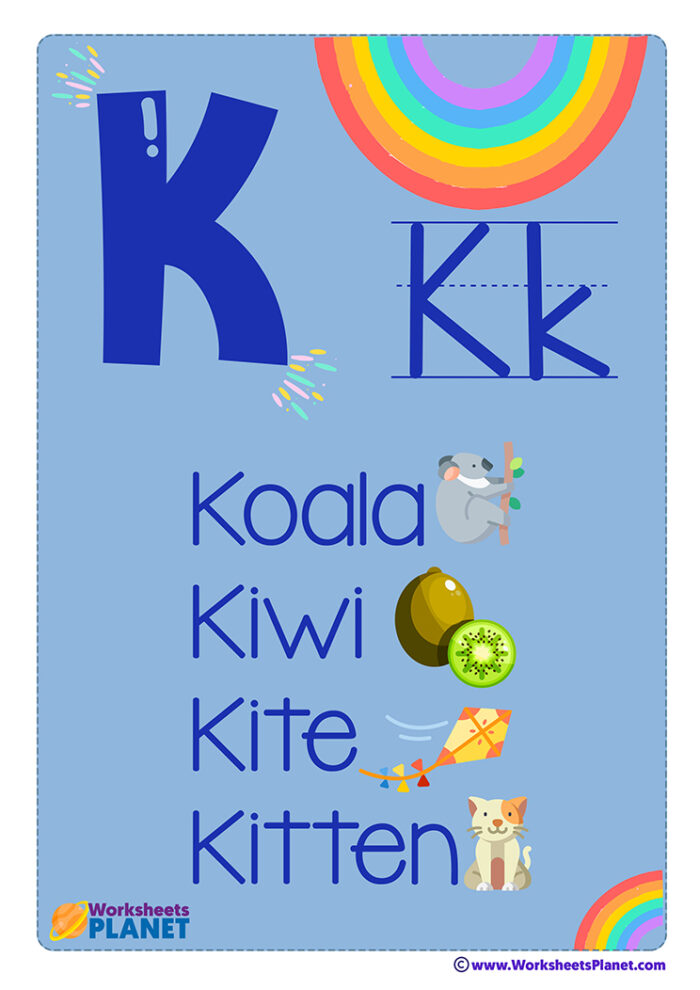 Alphabet Letters for Primary Kids | ABC set of Flashcards