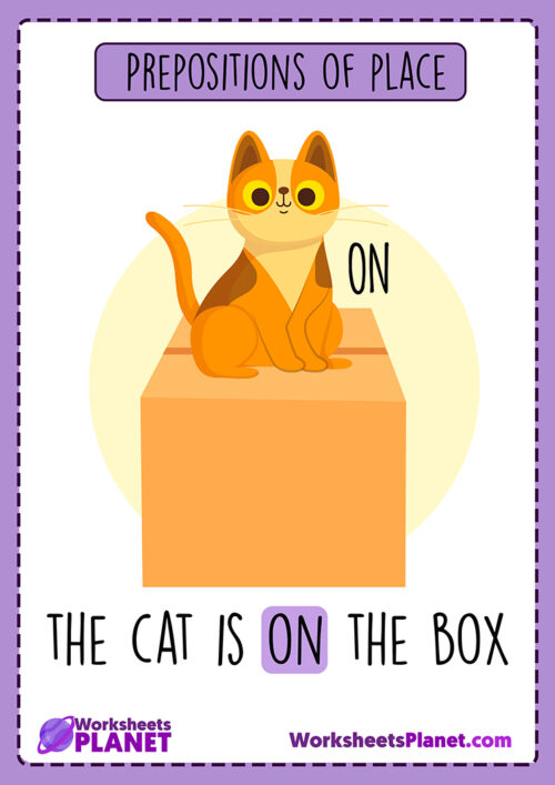 Prepositions of Place | English Language Flashcards