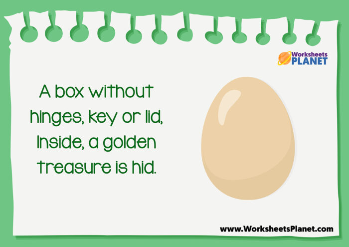 Riddles for Kids with Answers | WorksheetsPlanet