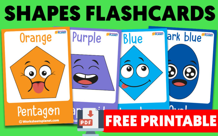Shapes Flashcards | Geometry Shapes in English