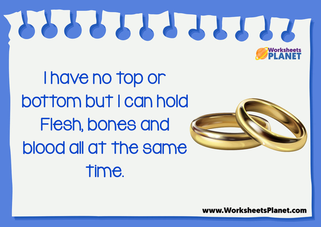 Riddles for Kids with Answers | WorksheetsPlanet