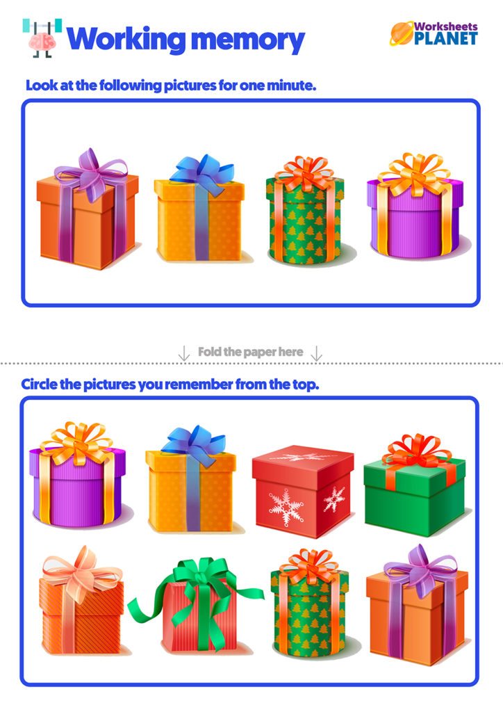 Memory Skills Activities for Kids | Memory Skills Exercises Worksheets