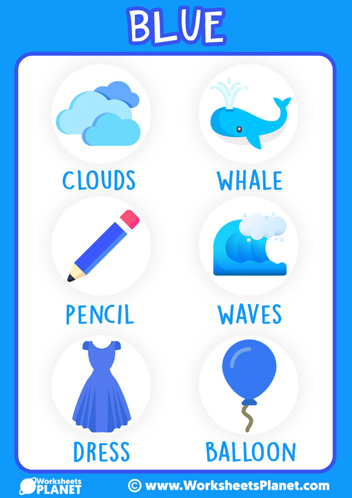 Learning Colors Flashcards - Worksheets Planet