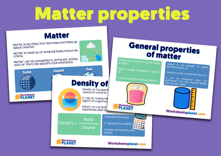 Properties of Matter for Kids | Easy Science For Kids
