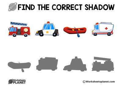 Find the Correct Shadow Activities for Kids