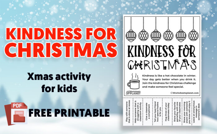 Kindness for Christmas Activity for Kids