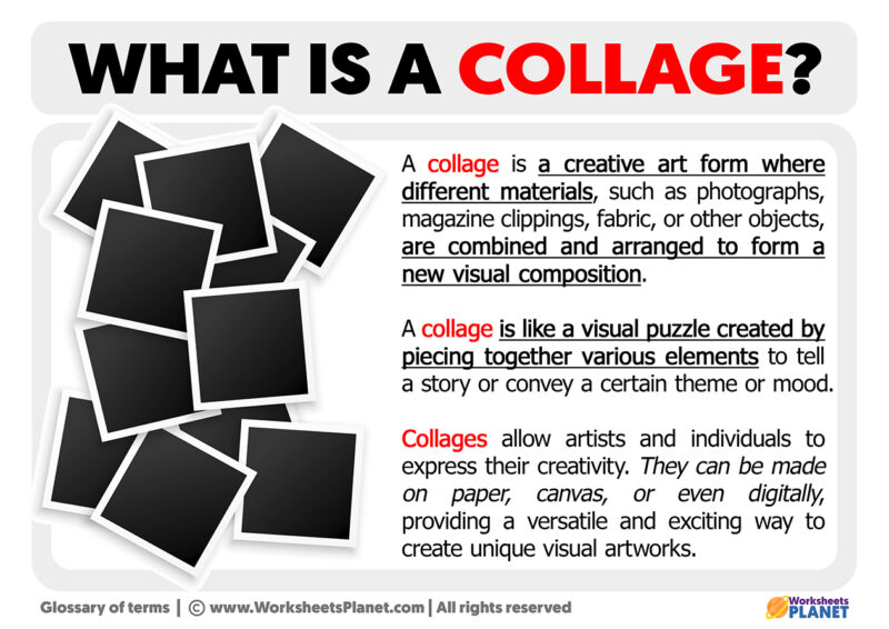 What is a Collage | Definition of Collage