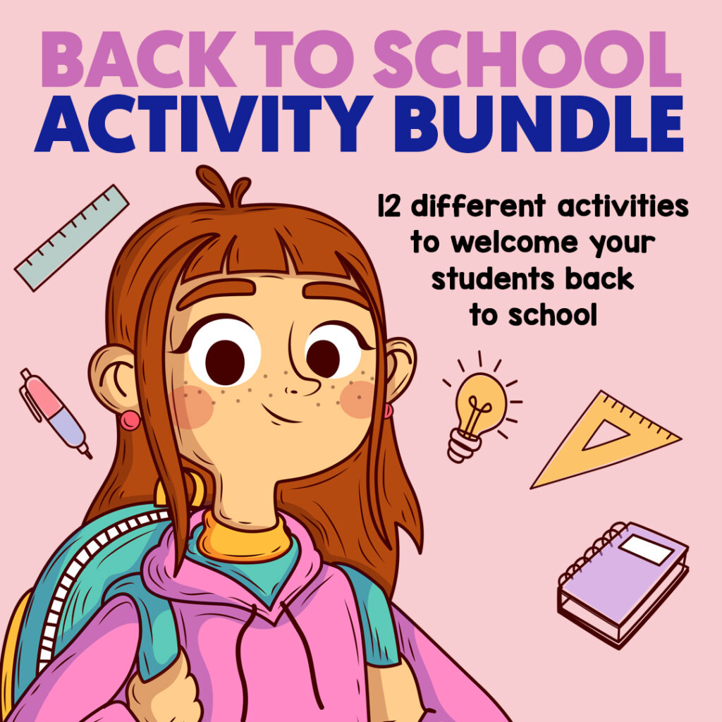 Back to School Activity Bundle | Primary Education Kids