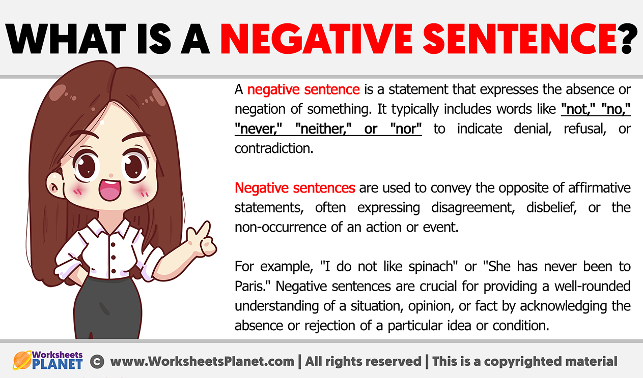 Negative Sentences