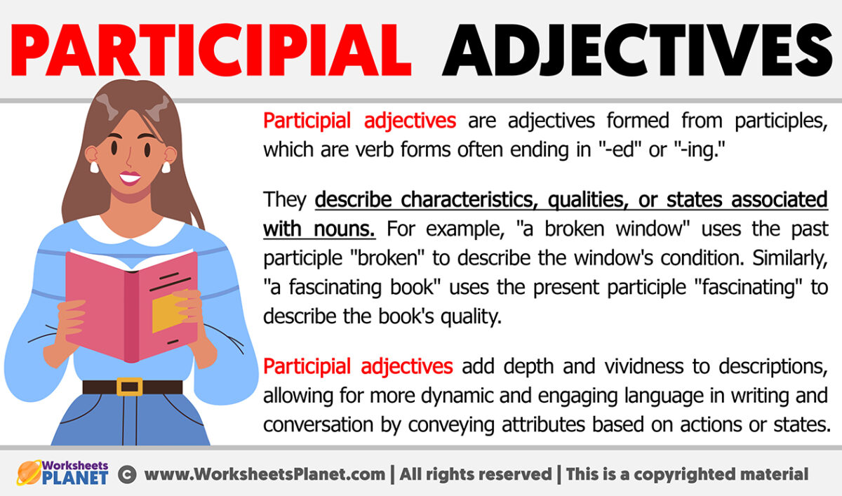 What is a Participial Adjective | Definition