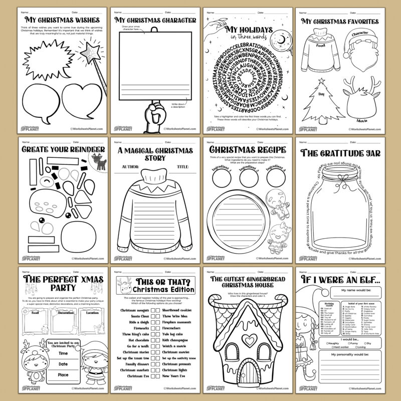 Super Halloween Pack - Worksheets Planet