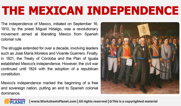 The Mexican Independence Summary