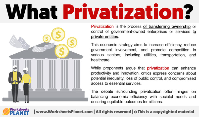 What is Privatization | Definition of Privatization