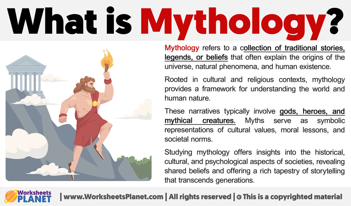 Whast is Mythology | Definition of Mythology