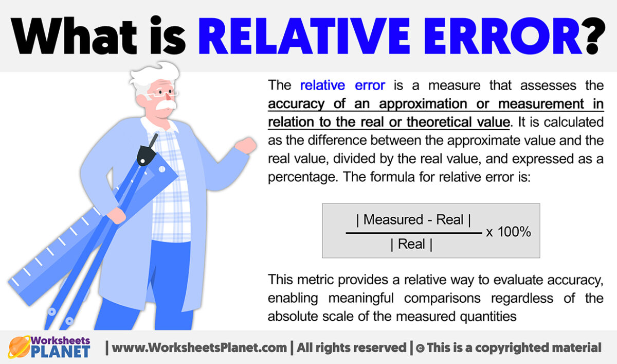 What Is Relative Error Definition Of Relative Error