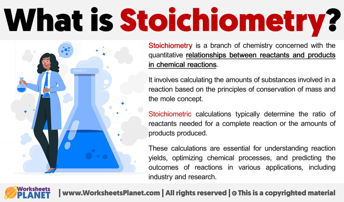 What is Stoichiometry | Definition of Stoichiometry