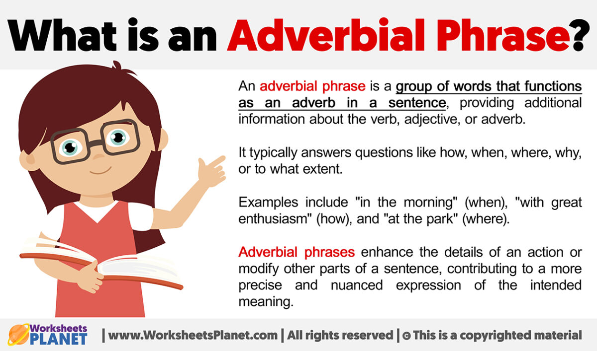 What Is An Adverbial Phrase What Is An Adverbial Phrase