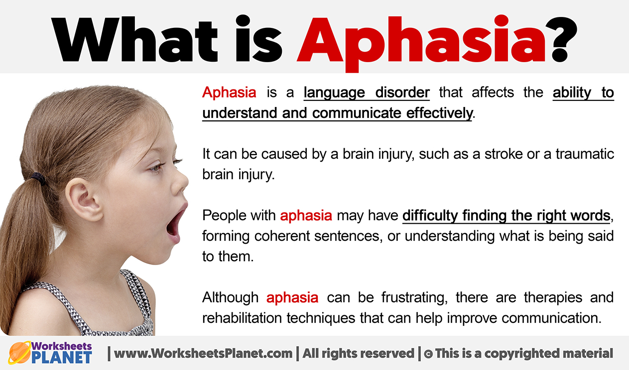 What Is Aphasia Definition Of Aphasia