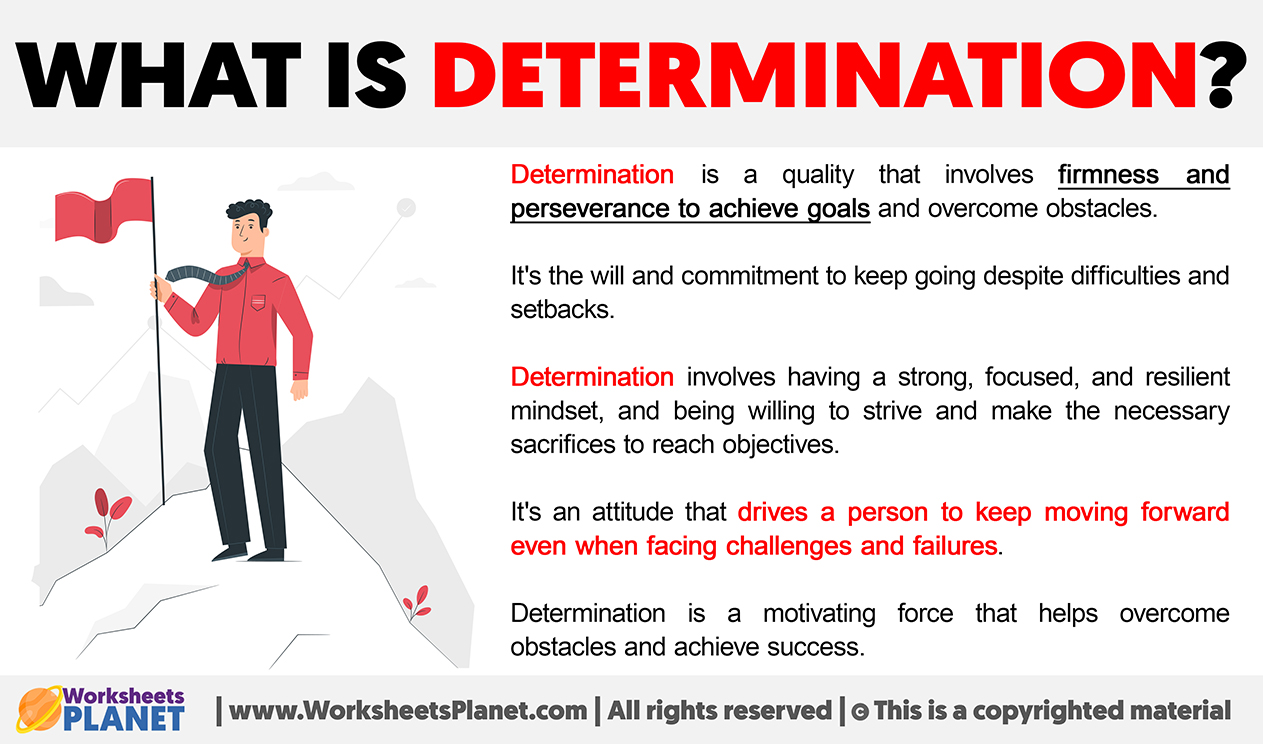 What Is Determination Definition Of Determination