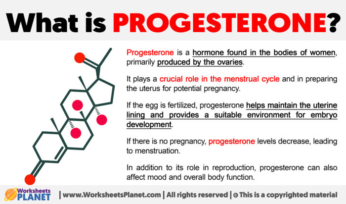 What is Progesterone | Definition of Progesterone