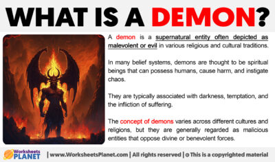 What is a Demon | Definition of Demon
