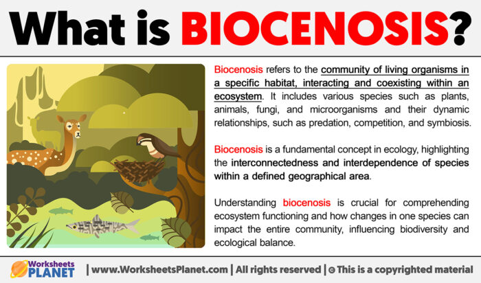 What is Biocenosis | Definition of Biocenosis
