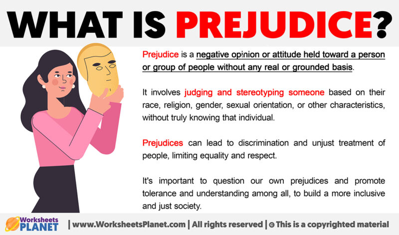 What is Prejudice | Definition of Prejudice