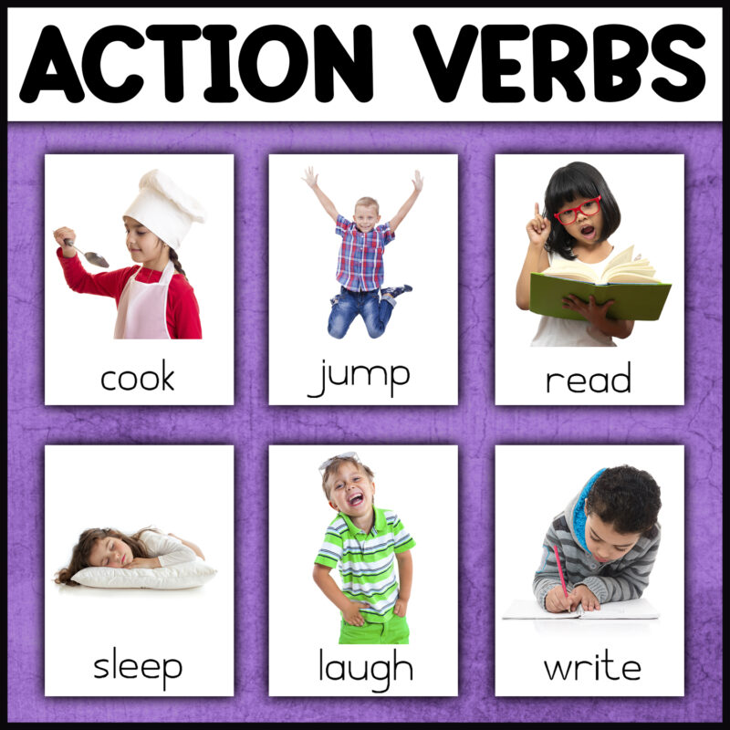 Action Verbs Flashcards