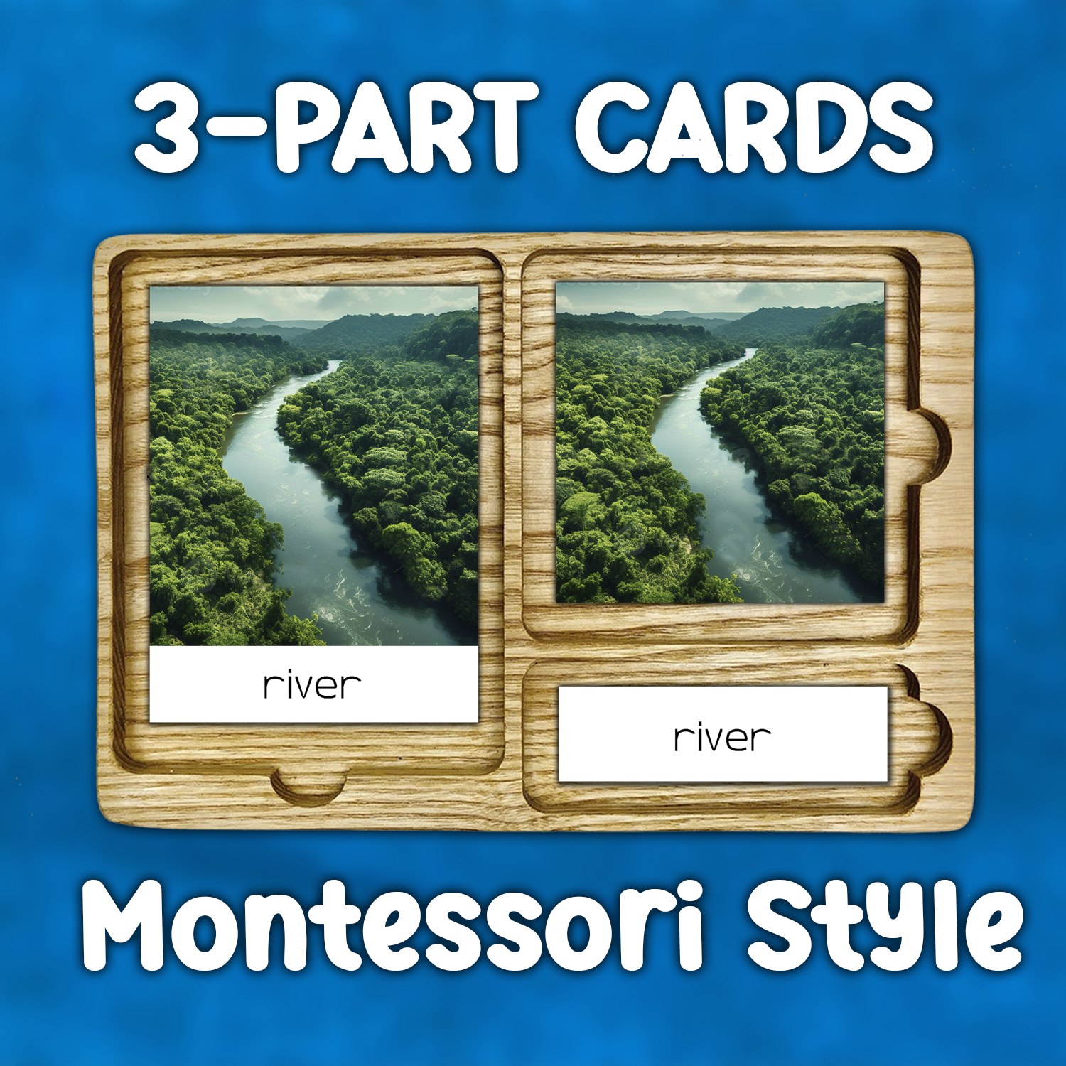 Types Of Landforms Montessori Flaschards