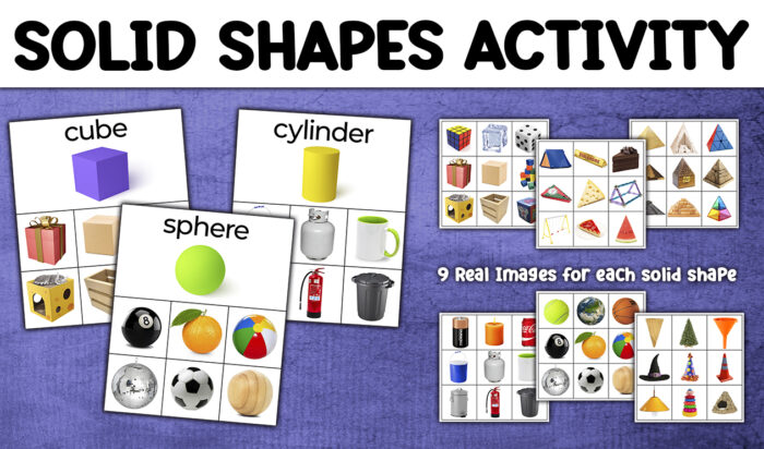 3D Solid Shapes Activity