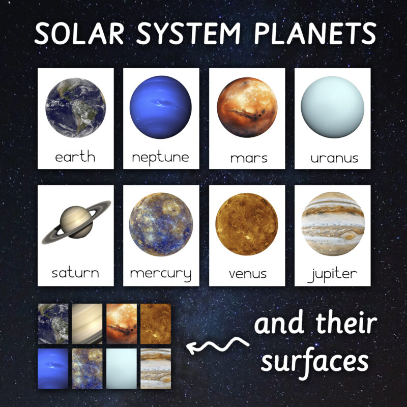 Montessori Solar System Planets Activity