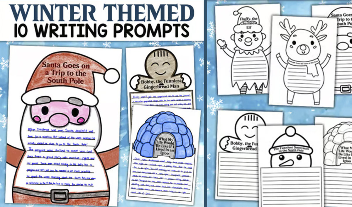 Christmas Writing Prompts for Kids