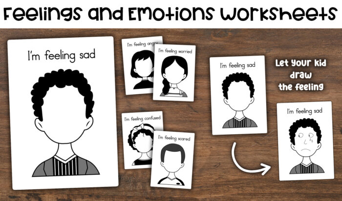 Feelings and Emotions Worksheets for Kids